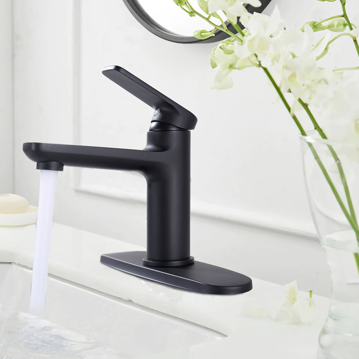 MD Bath Single-Hole Single-handle Bathroom Faucet | Wayfair