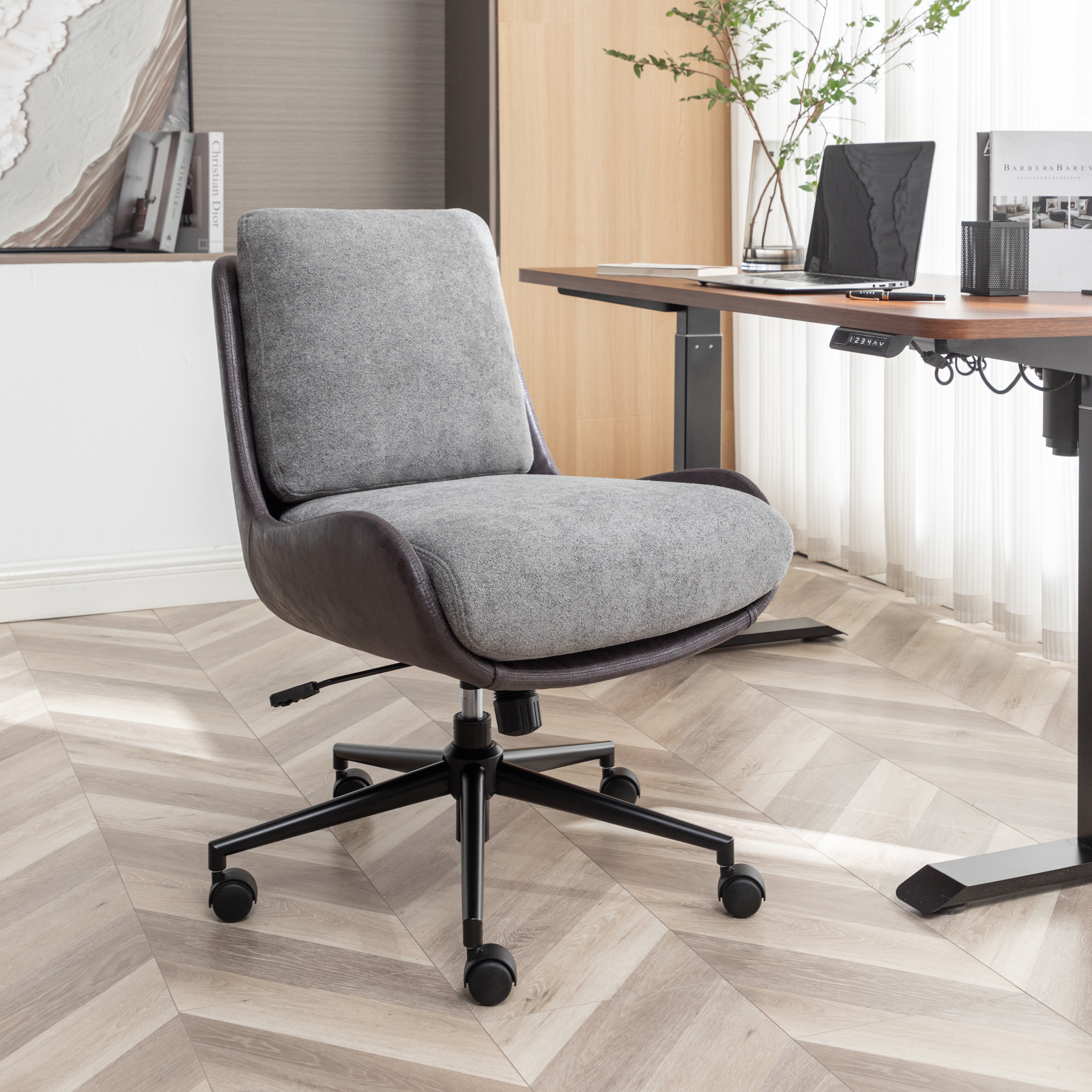 Wade Logan® Ashfan Faux Leather Task Chair & Reviews | Wayfair