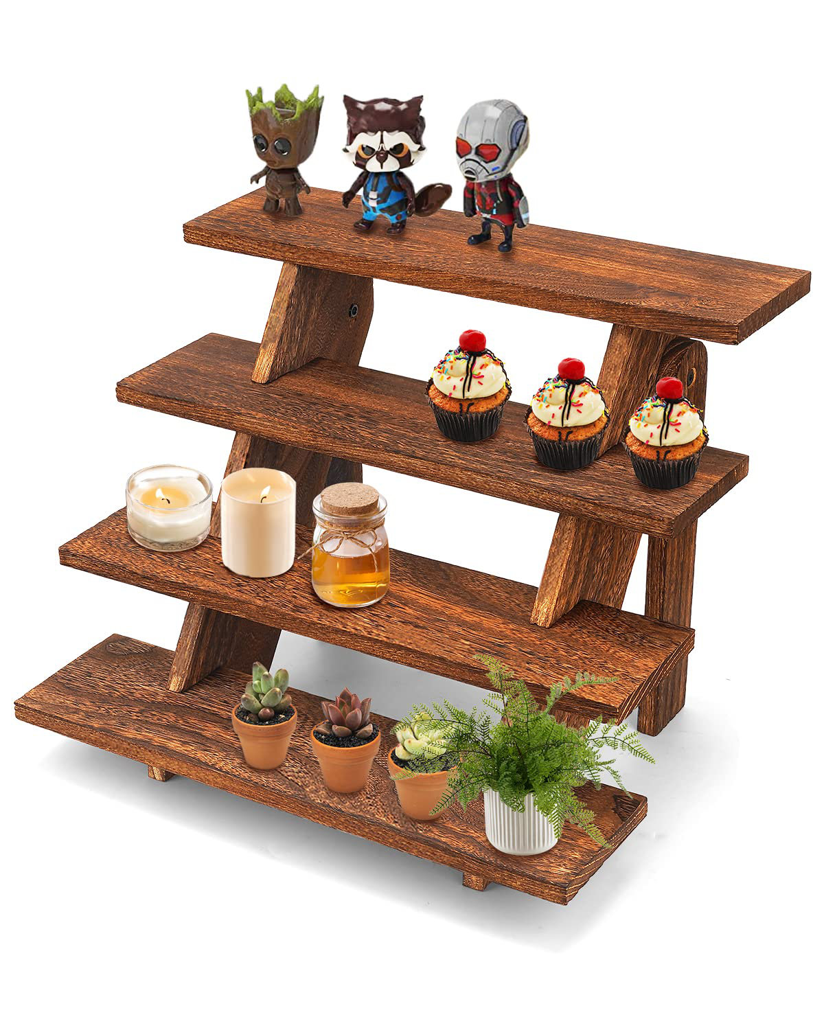 Loon Peak® Fennessy Wood Tiered Stand | Wayfair