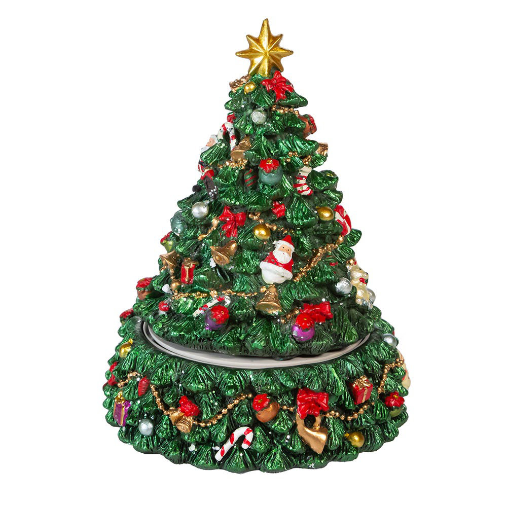 Kurt Adler Christmas Tree Revolving Music Box | Wayfair
