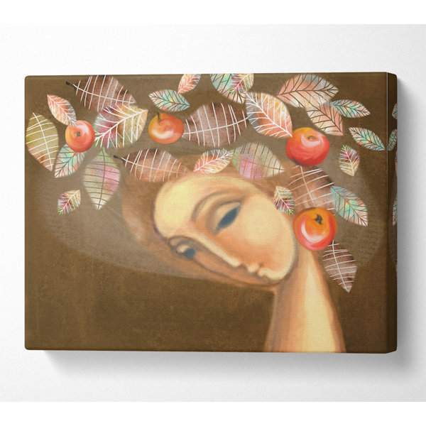 ClassicLiving Apple Lady - No Frame Print on Canvas | Wayfair.co.uk