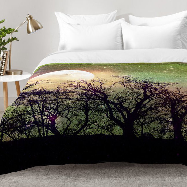 Deny Designs Moon Magic Comforter Set | Wayfair