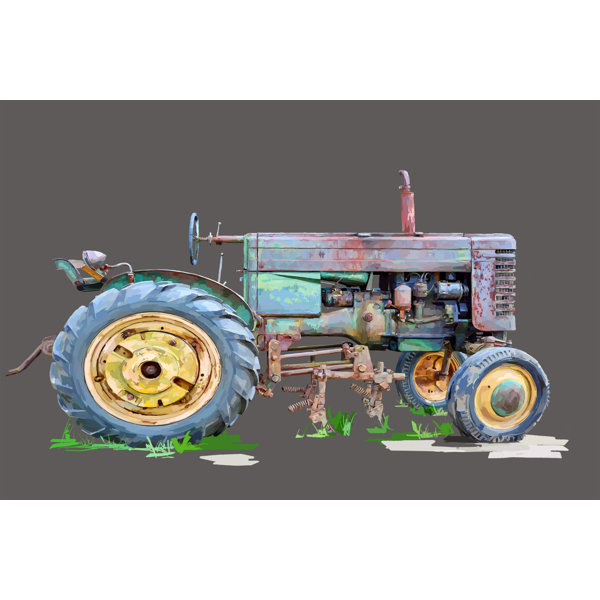 Borough Wharf Vintage Tractor VIII - Wrapped Canvas Art Prints ...