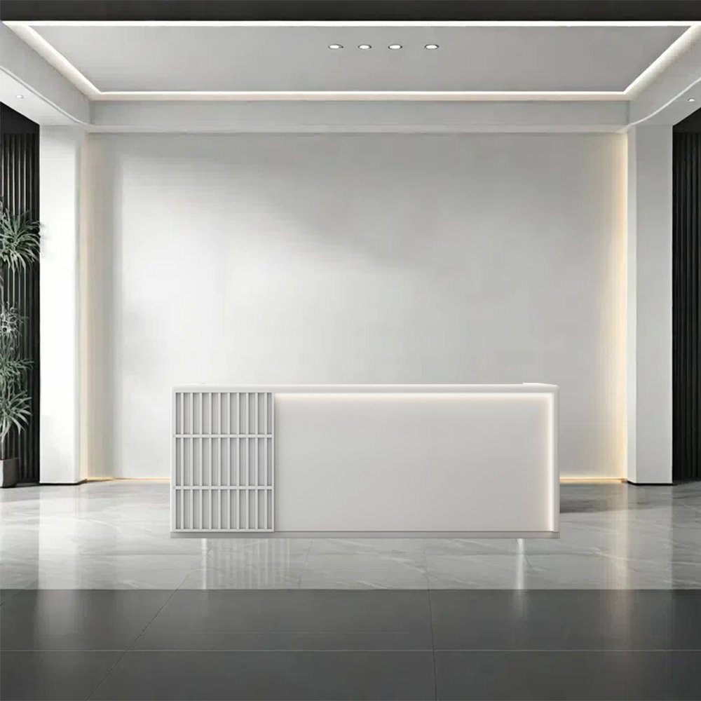 OX Art Reception Desk Rectangular Information Table, Cashier Counter ...