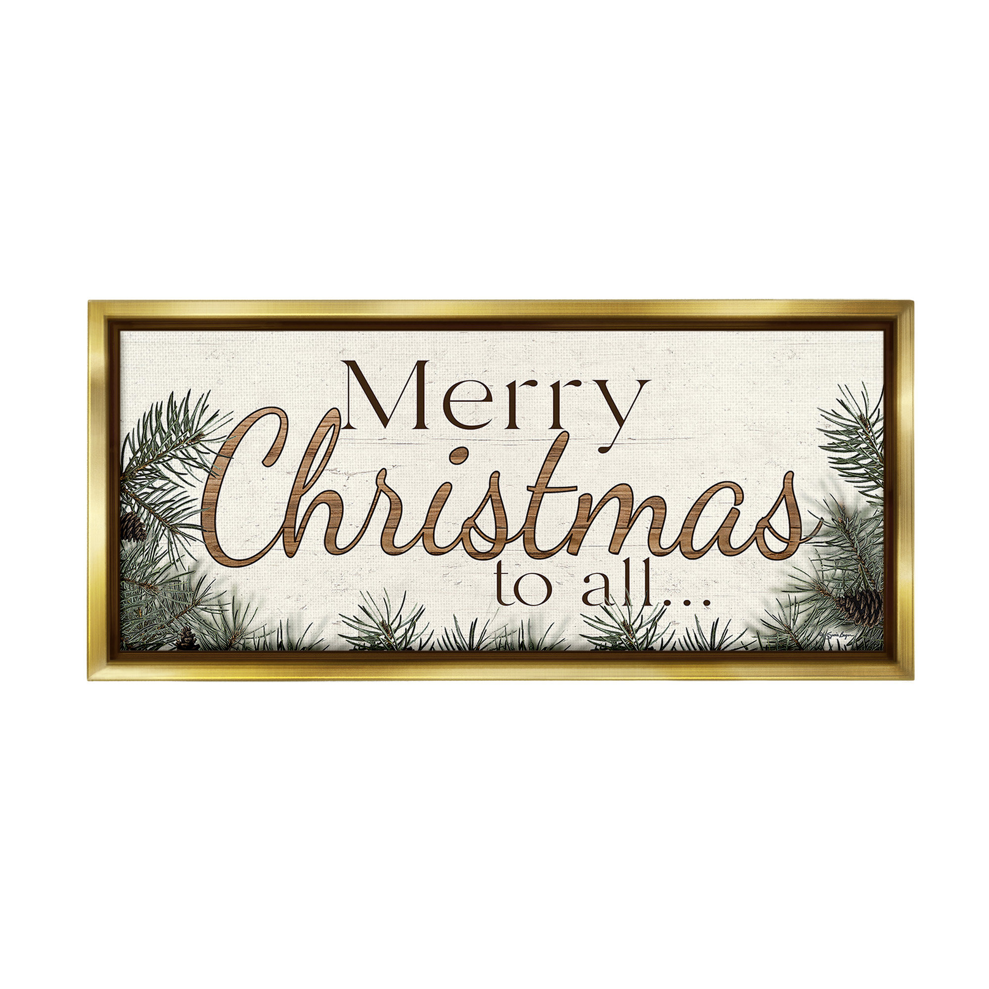 August Grove® " Woodland Christmas Typography " by Susie Boyer on ...