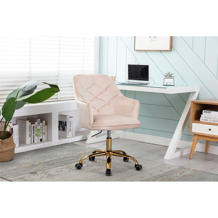 Mercer41 Exum Velvet Task Chair & Reviews | Wayfair
