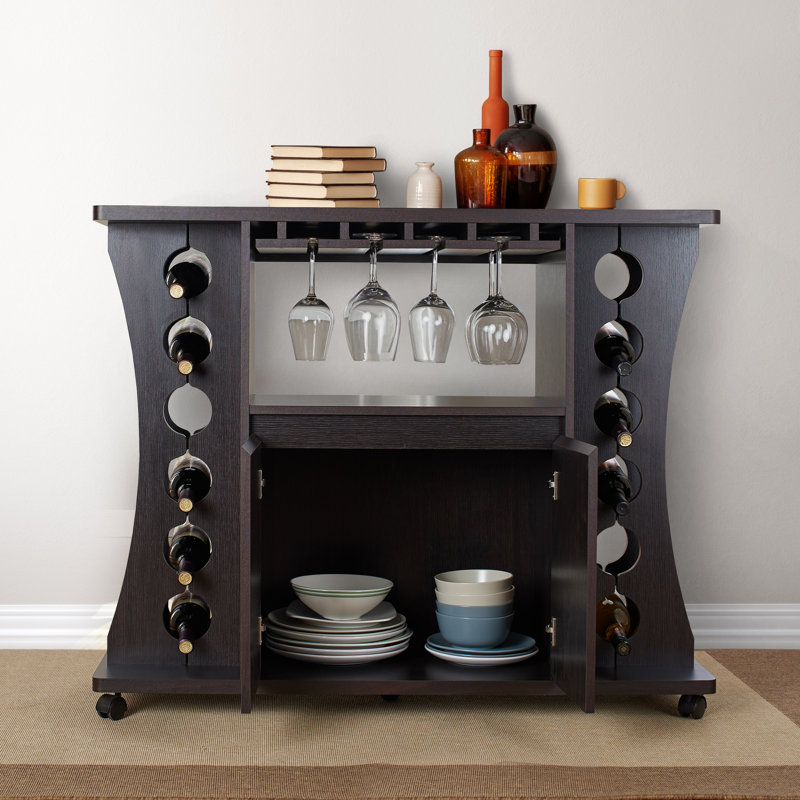 Winston Porter Milan 43.31" Width Buffet with Casters | Wayfair