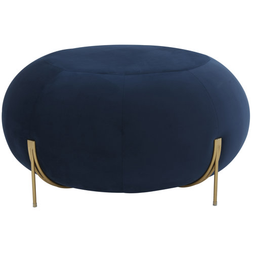 Modern & Contemporary Blue Ottomans + Poufs | Up To 60% Off | AllModern