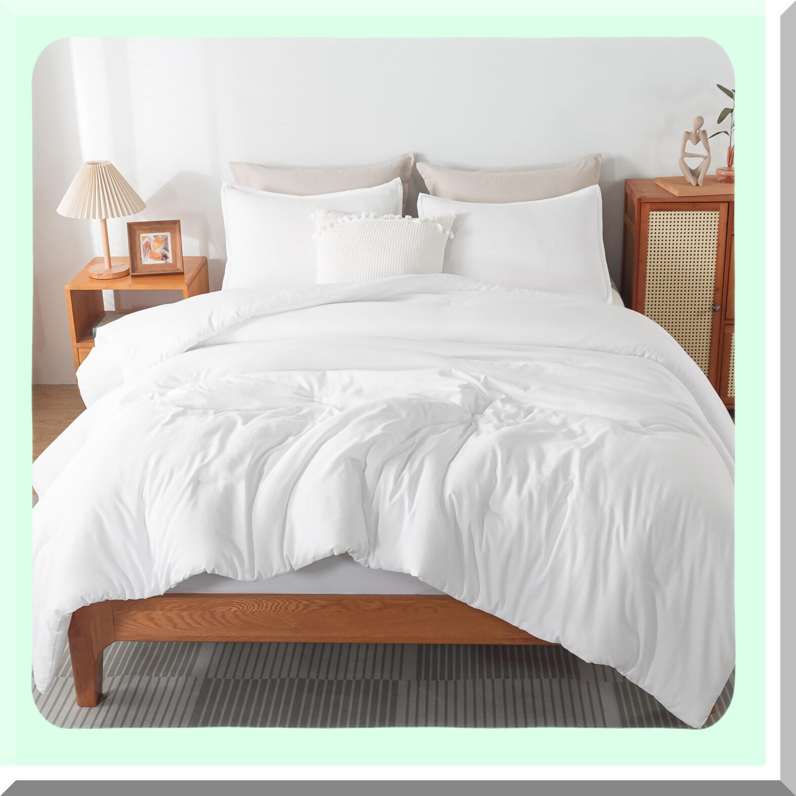 Hokku Designs Boho Chic Queen Comforter Set - Soft Lightweight All ...