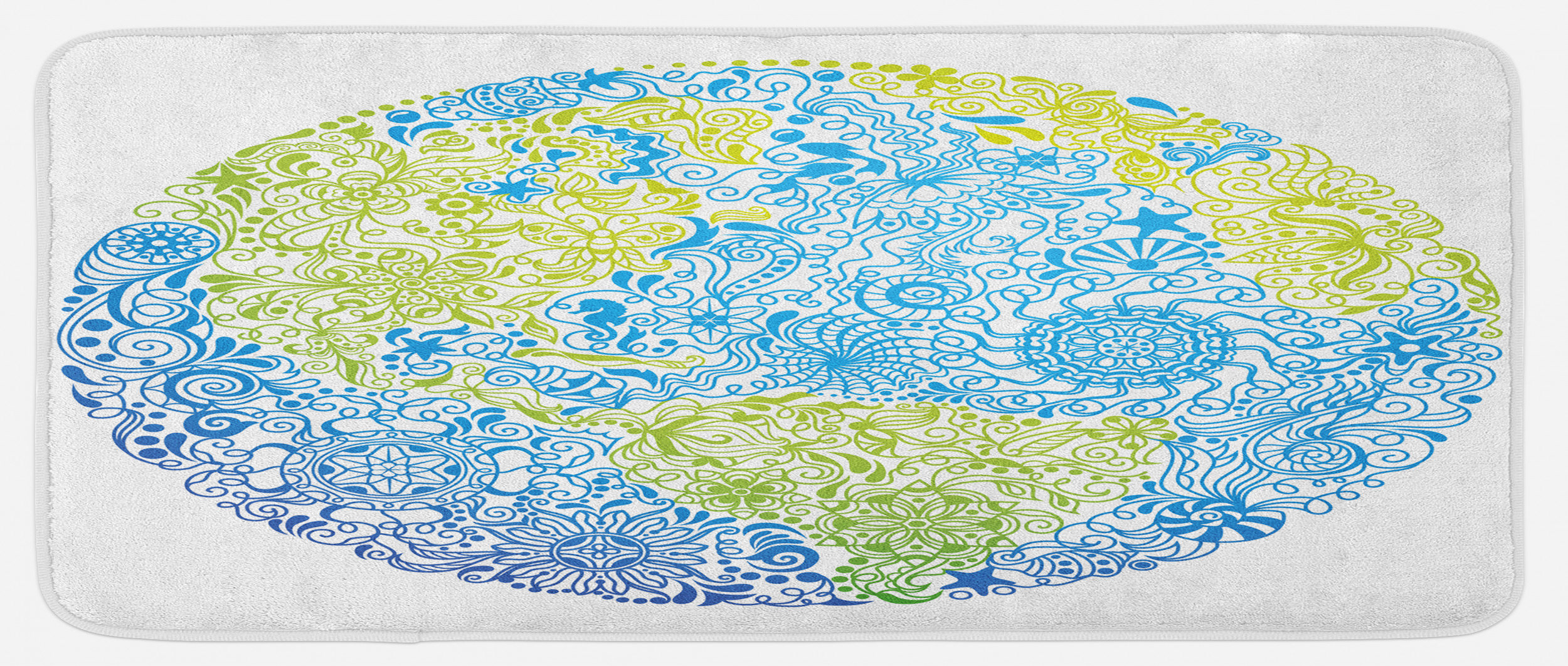 East Urban Home World Map Kitchen Mat | Wayfair