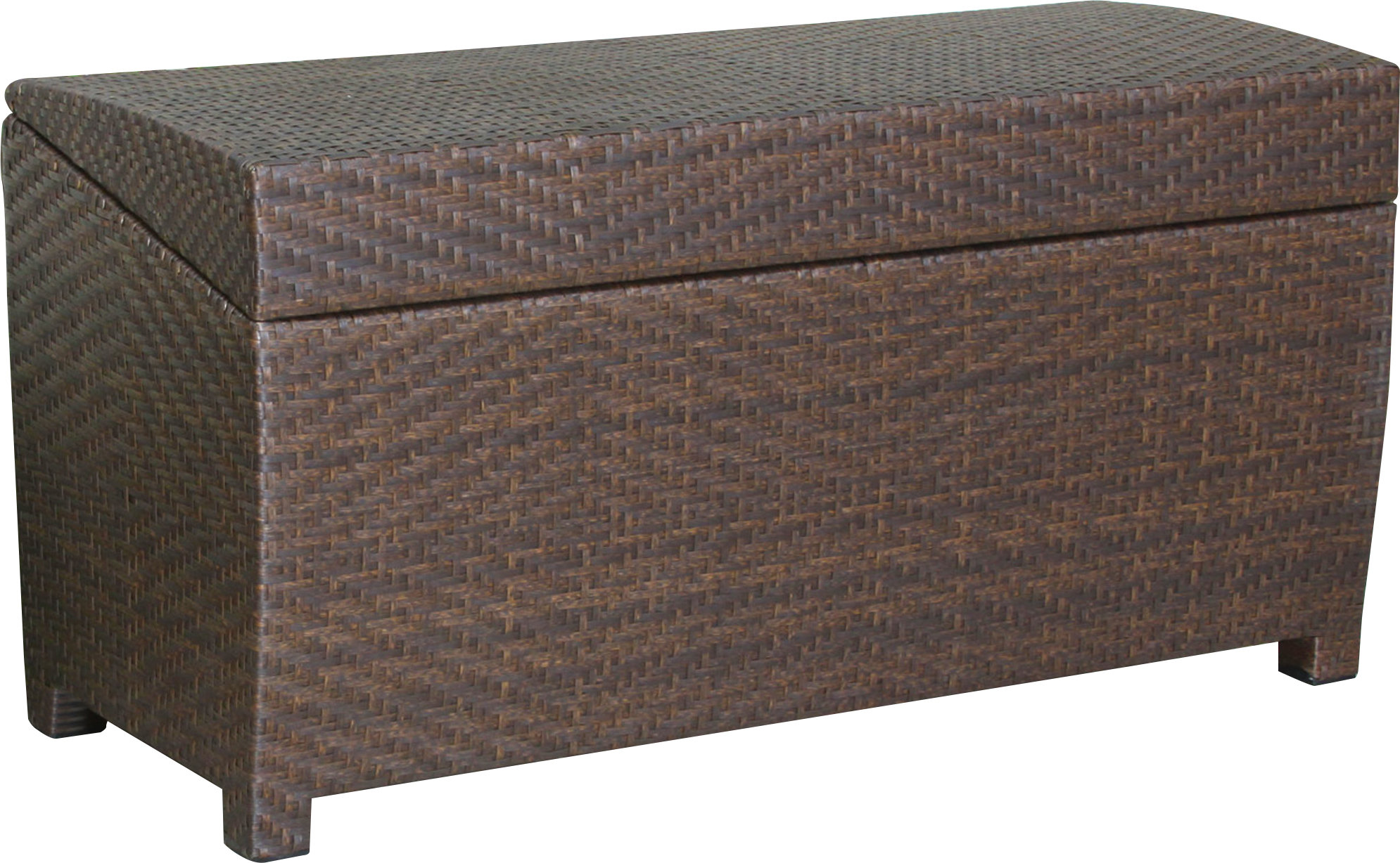 Bayou Breeze Hetzel 150 Gallon Wicker Deck Box & Reviews | Wayfair