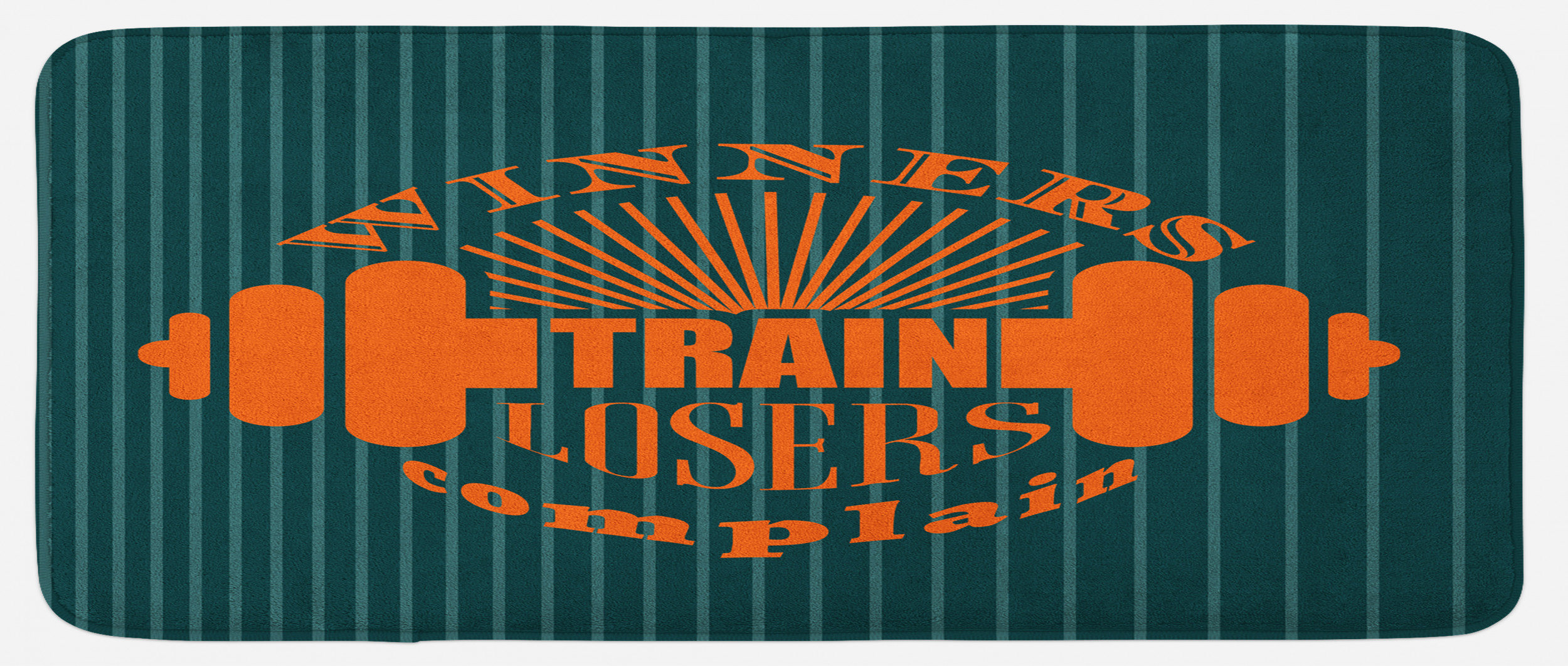 East Urban Home Winners Train Losers Complain Words Design Dumbbell ...