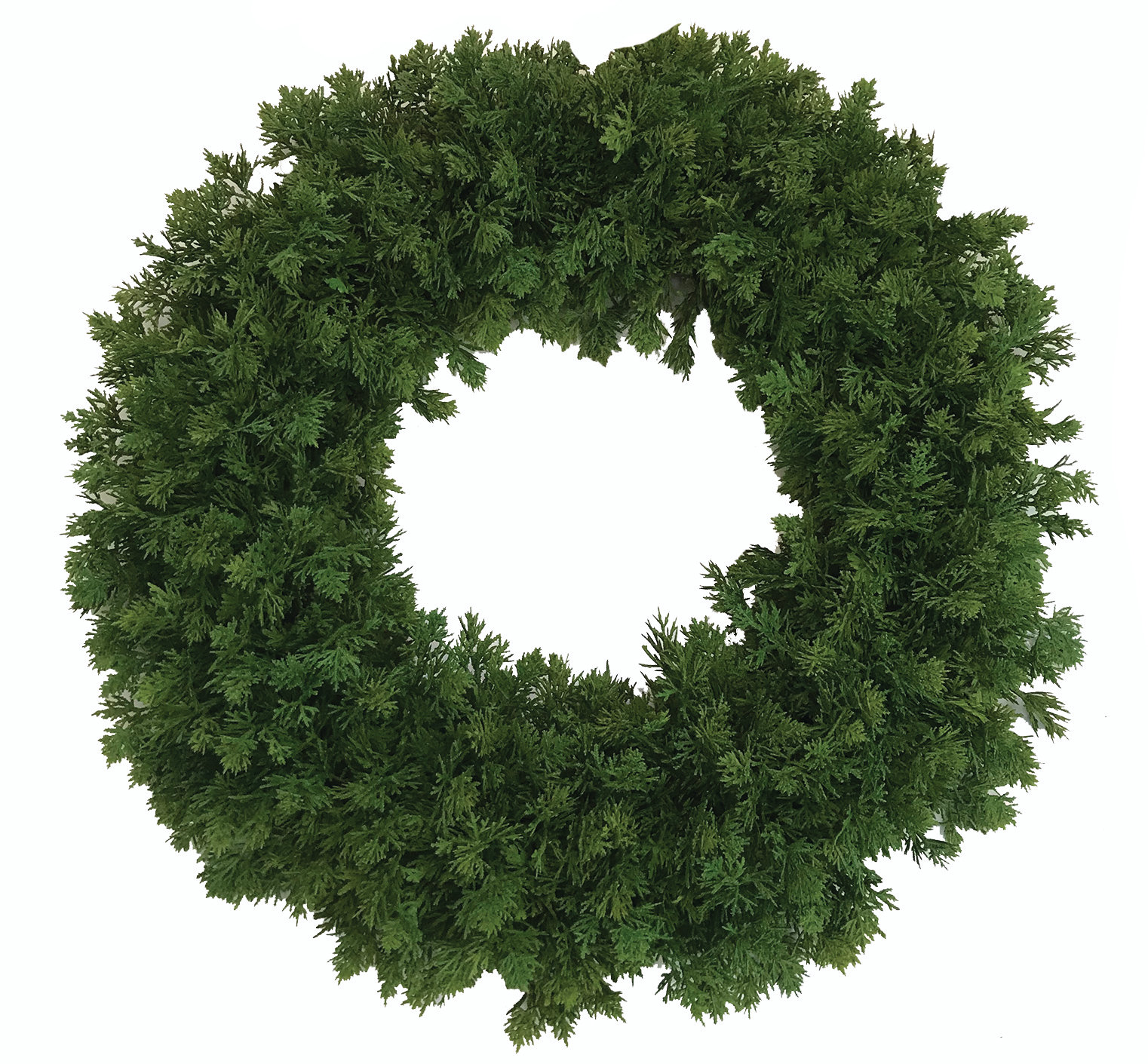 The Holiday Aisle® 24" Cypress Wreath | Wayfair