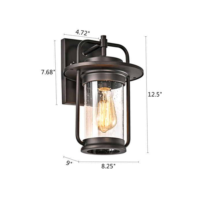 Breakwater Bay Bowerman Steel Wall Light & Reviews | Wayfair