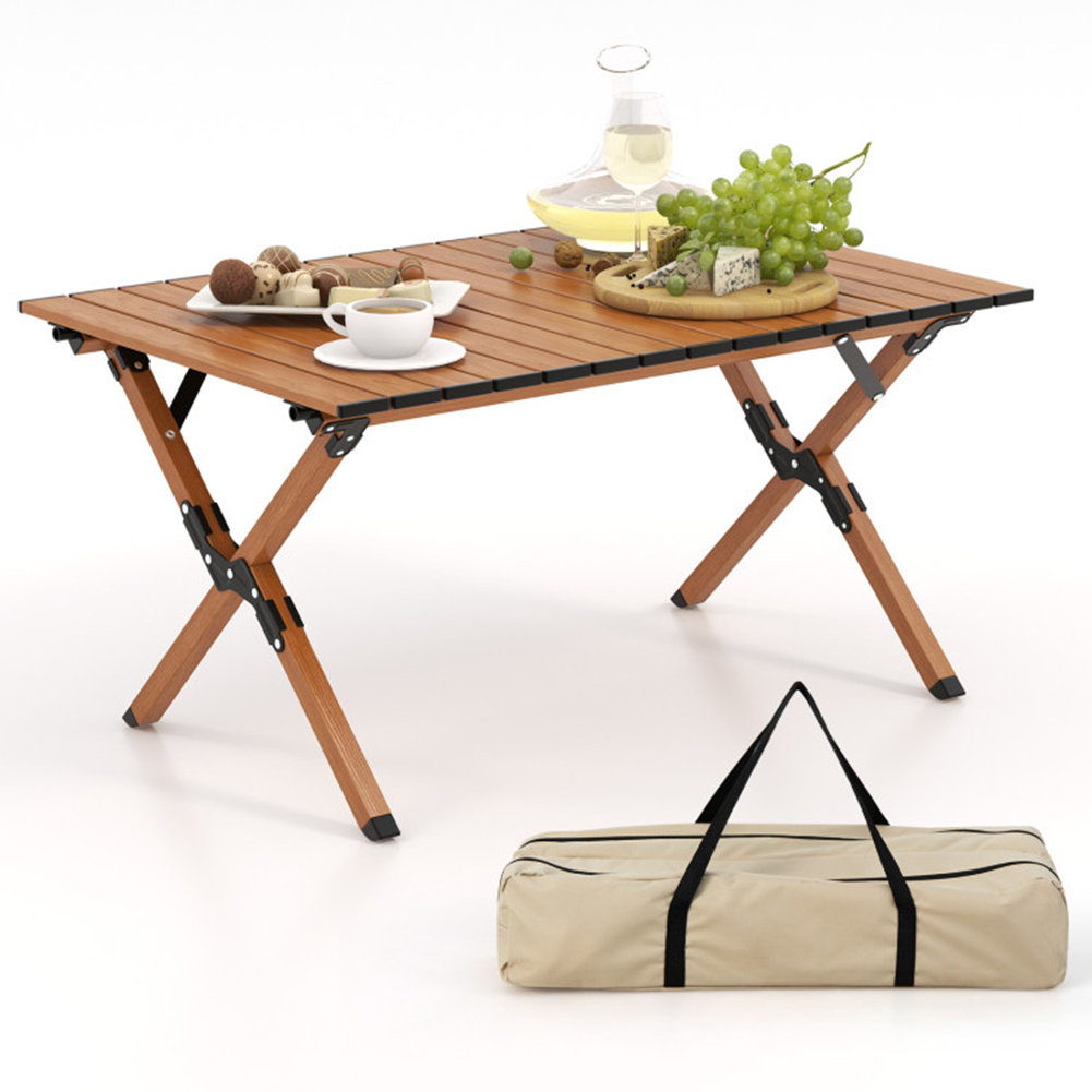 Shimano 35" Rectangular Portable Folding Table | Wayfair