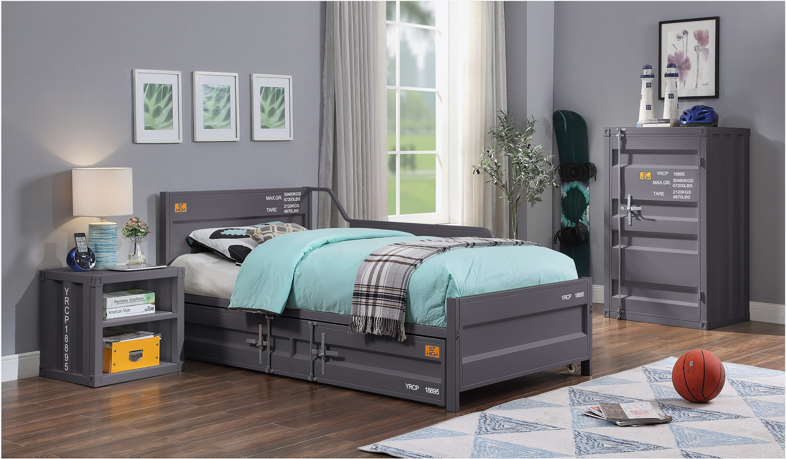 Williston Forge 1-Door Chest with Container Lock | Wayfair