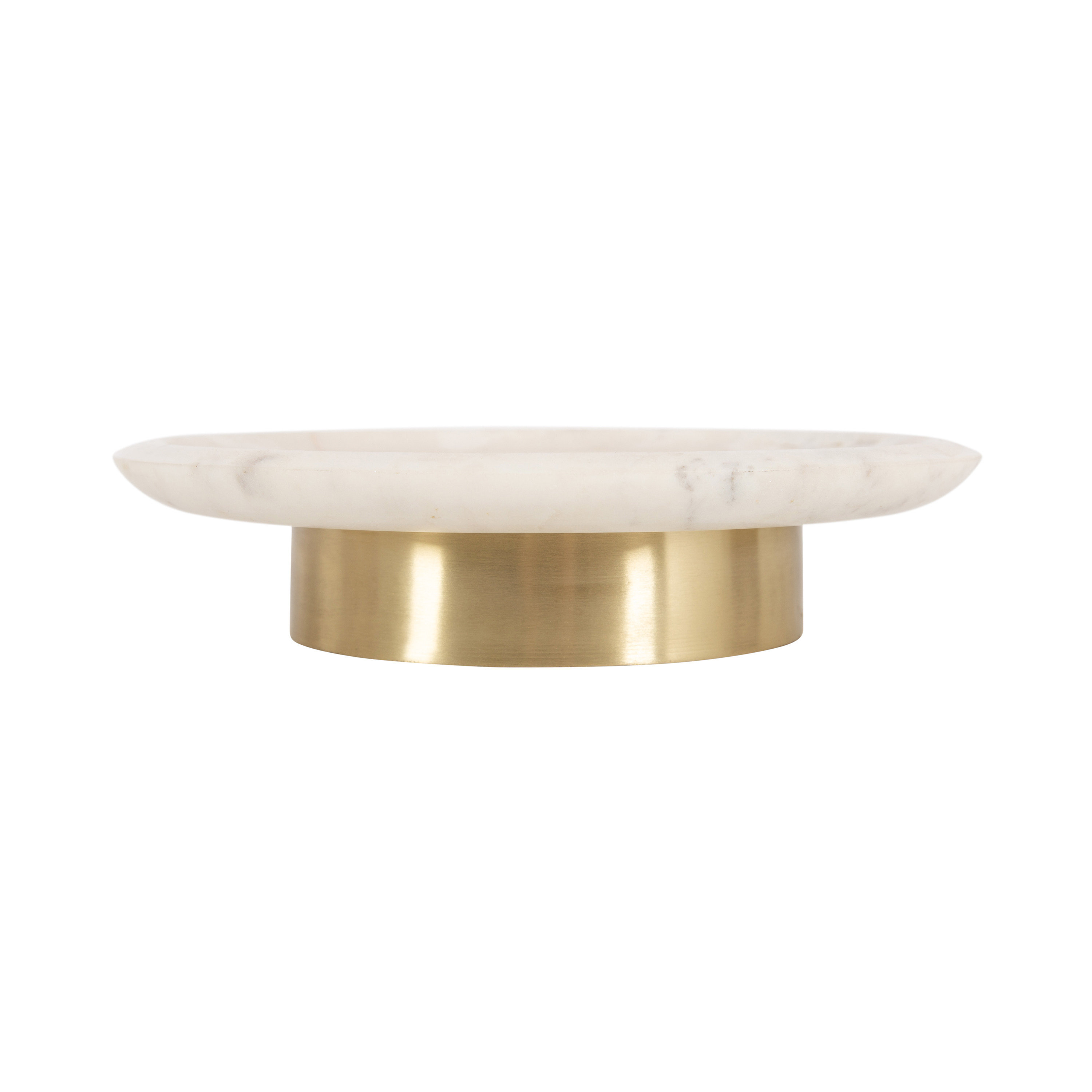 Mercer41 Round Marble Tray with Pedestal Design - Wayfair Canada
