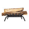 Country Living Steel Fireplace Log Grate | Heavy Duty Fire Pit Cradle ...
