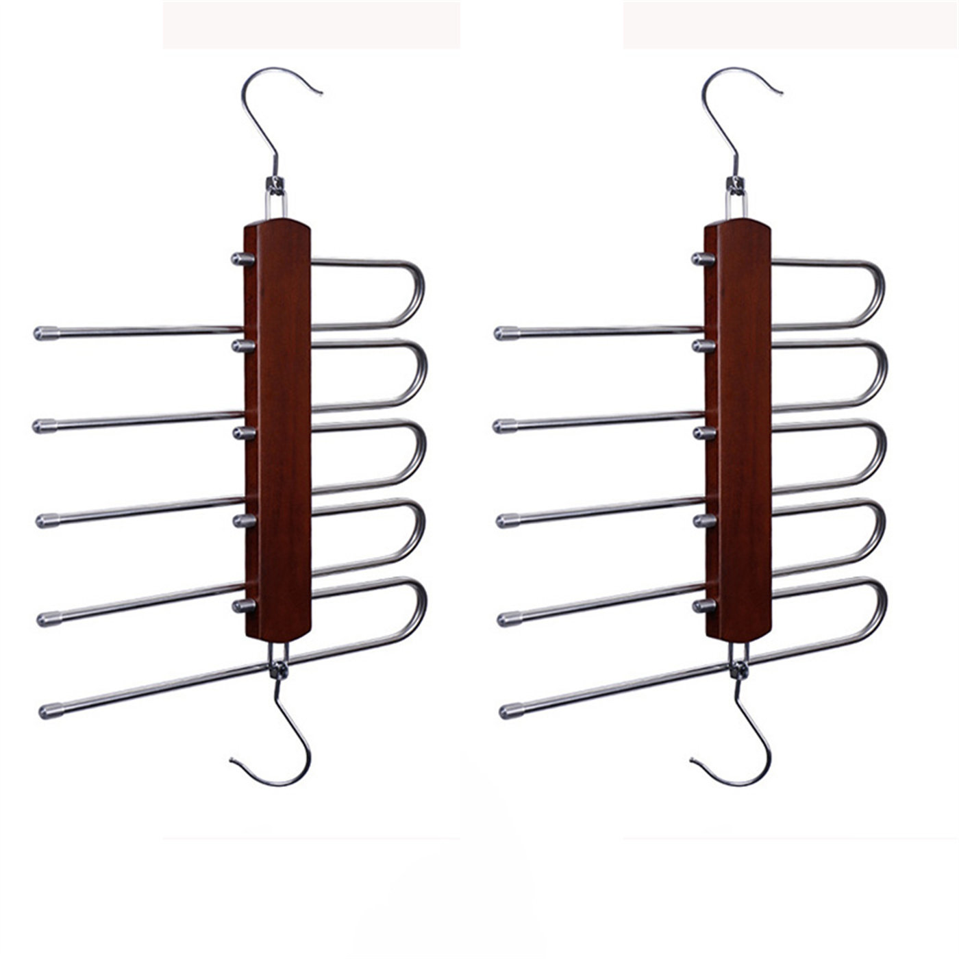 Rebrilliant Foldable Solid Wood Pants Hanger | Wayfair