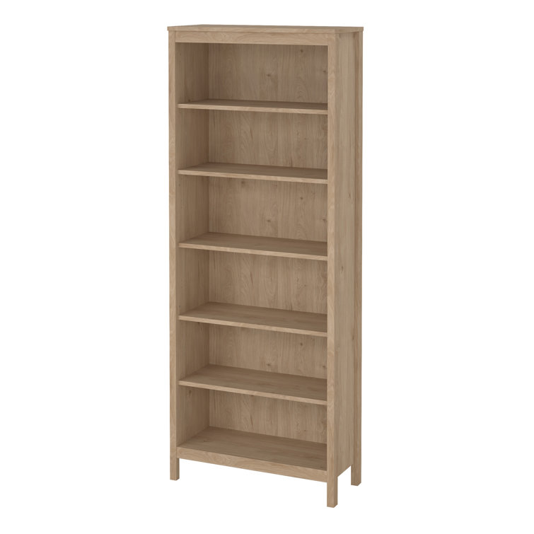 17 Stories Reeni Bookcase in Jackson Hickory Oak | Wayfair.co.uk
