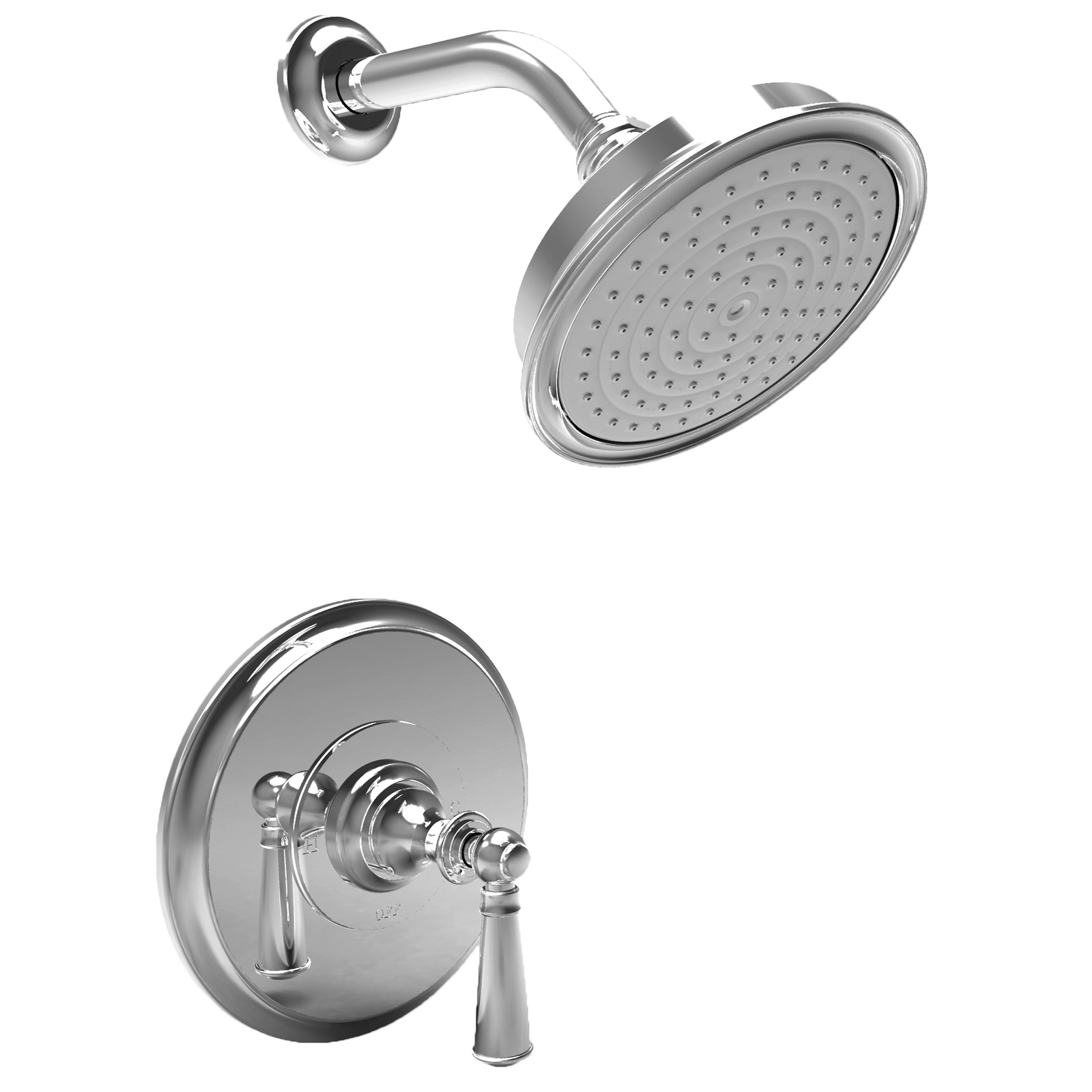 Newport Brass Sutton Balanced Pressure Shower Trim Set with Shower Head ...