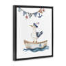 Trinx Cute Sailor Seagull Floater Canvas Wall Art by LSR Design Studio ...