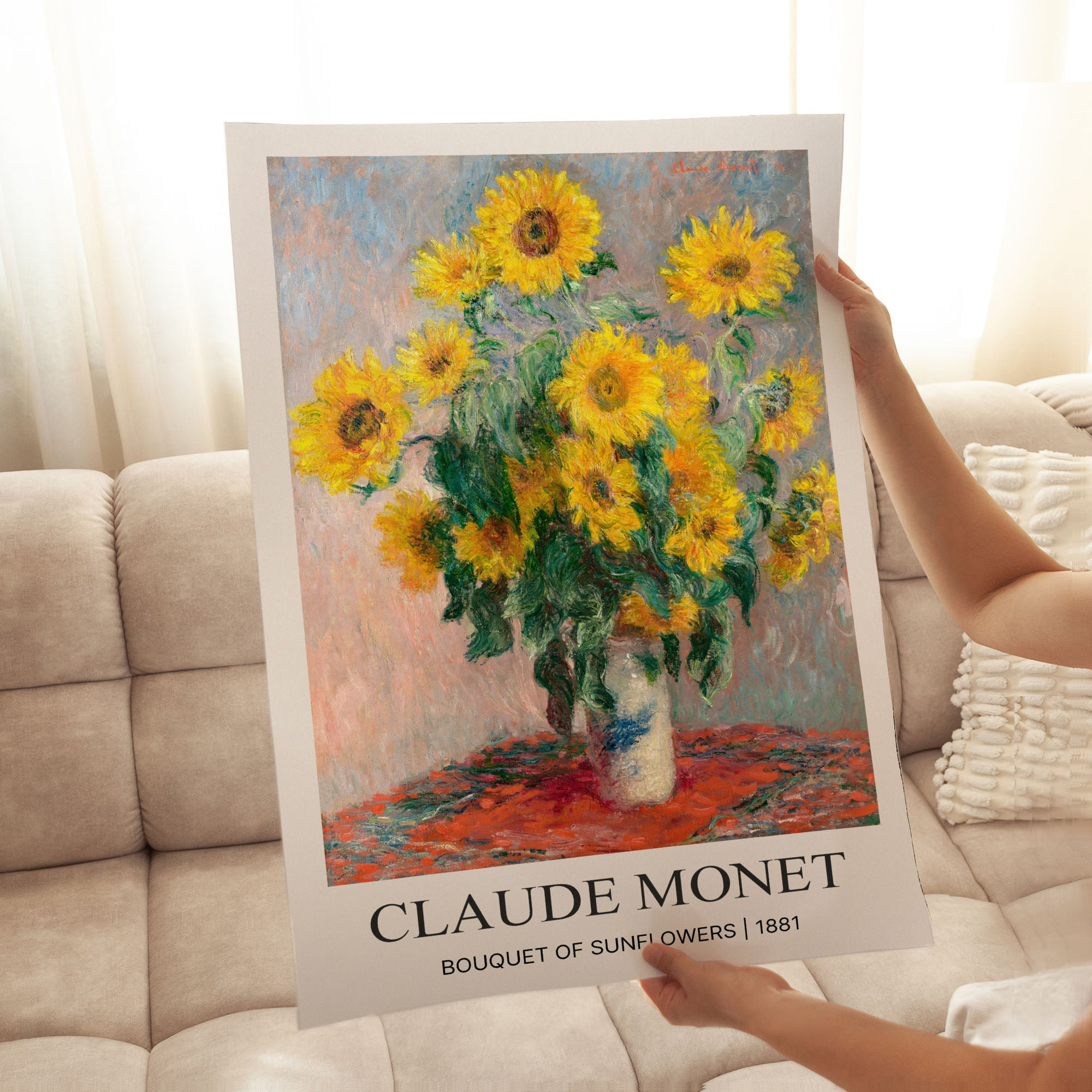 Vault W Artwork Floral Claude Monet Bouquet of Sunflowers Classical ...