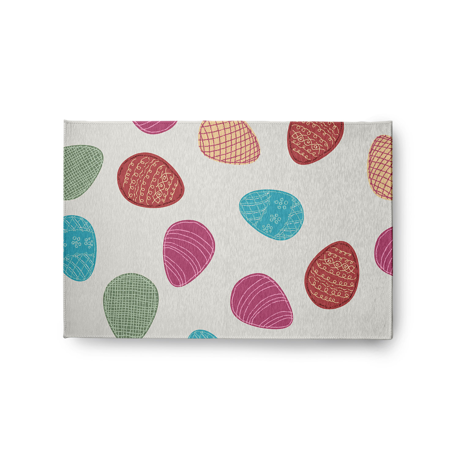 The Holiday Aisle® Elioth Abstract Machine Woven Chenille Area Rug in ...