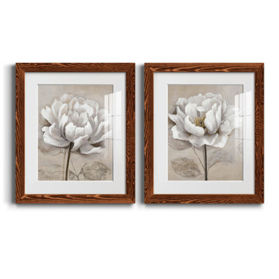 Lark Manor "Soft White I" 2-Piece Painting Print Set & Reviews | Wayfair