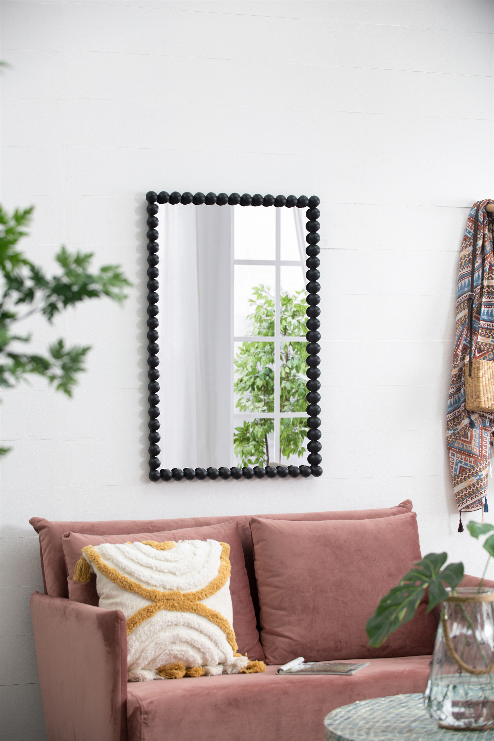 Dakota Fields Rectangle Black Mirror | Wayfair