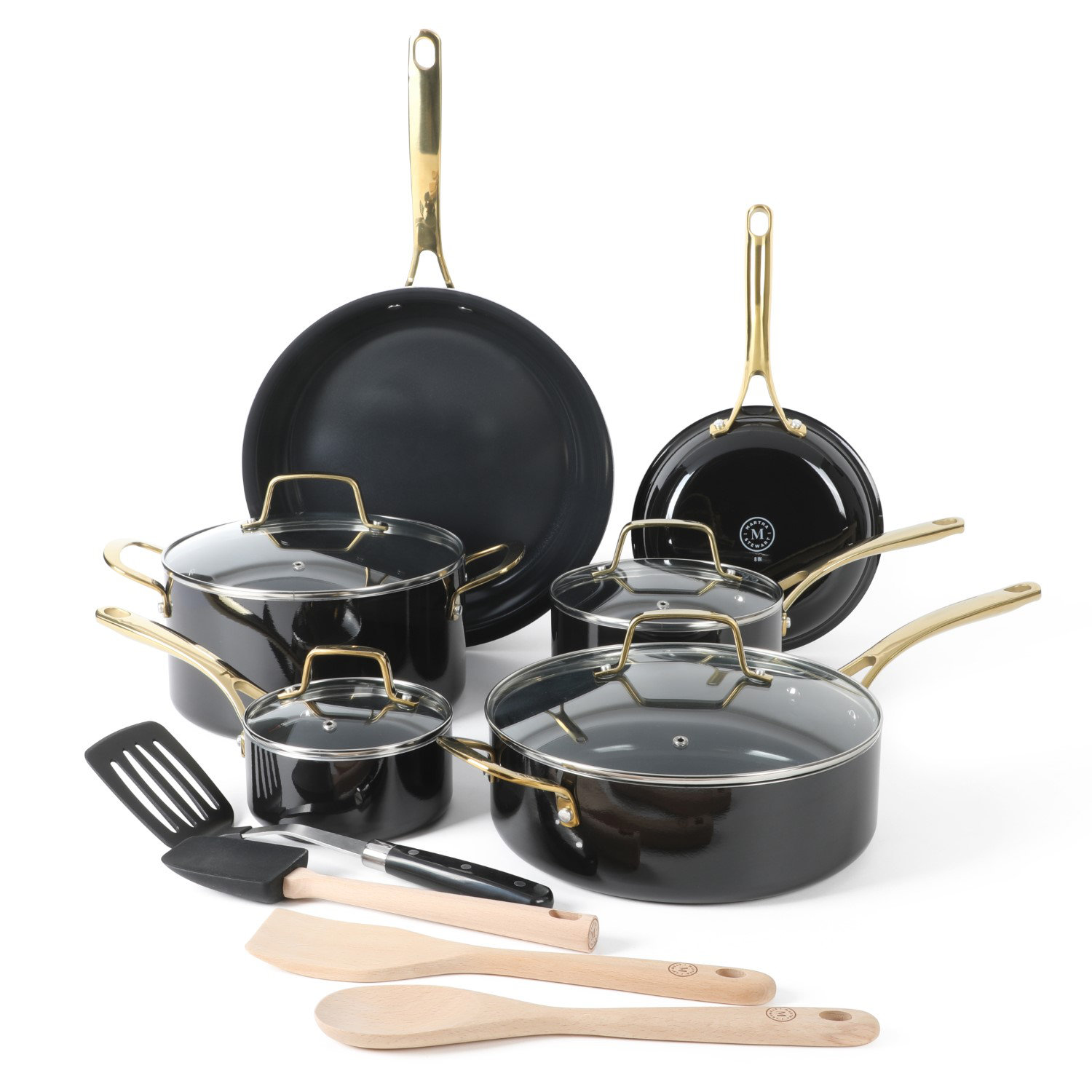 Martha Stewart 14 Piece Non-stick Cookware Combo Set & Reviews | Wayfair