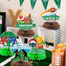 The Party Aisle™ Football Honeycomb Centerpiece, 9 Pcs Football Rugby ...