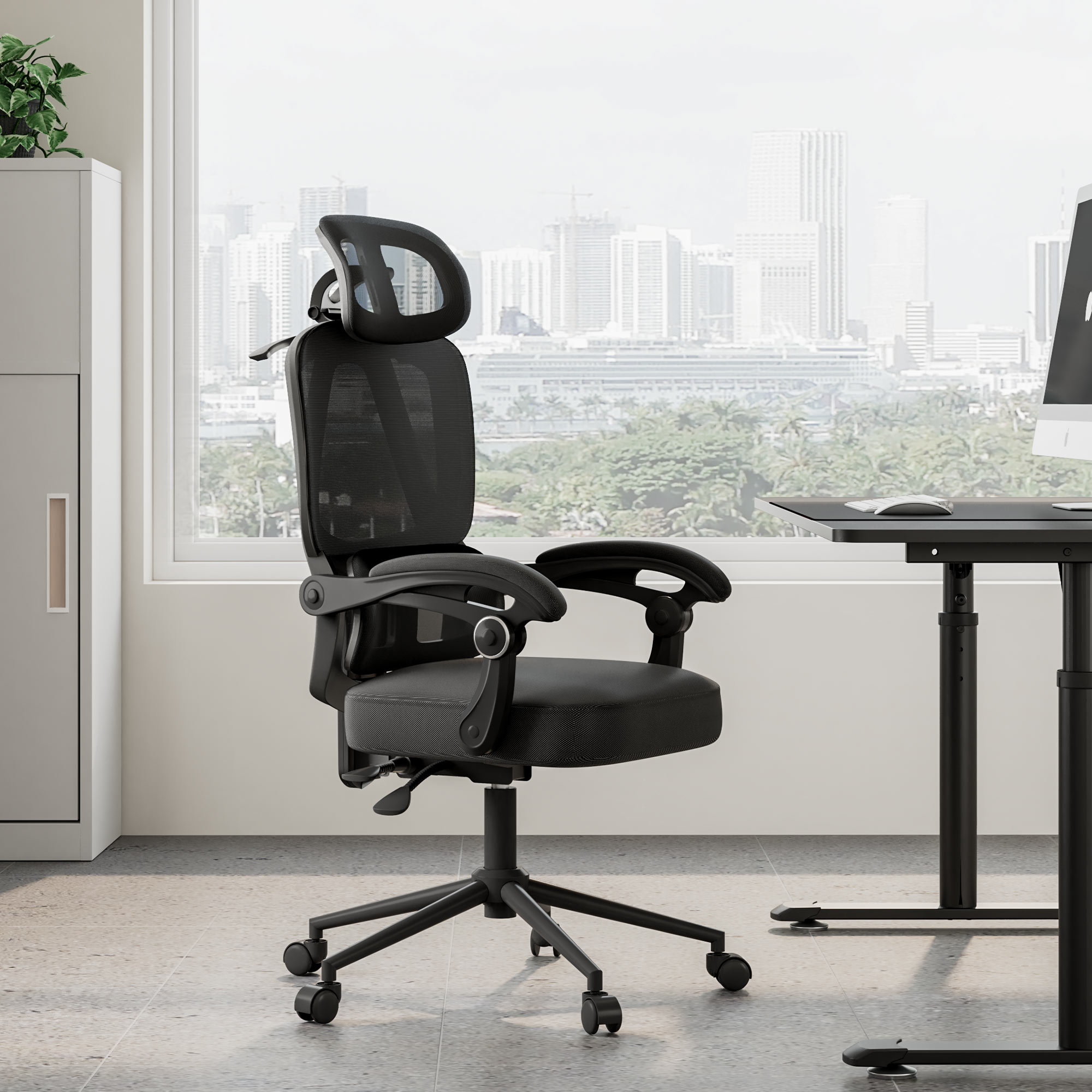 Inbox Zero Erin Ergonomic Home Office Chair With Lumbar Support | Wayfair