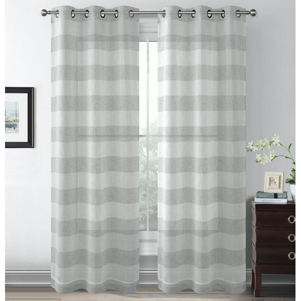Gracie Oaks Koski Polyester Sheer Sliding Panel Pair & Reviews | Wayfair