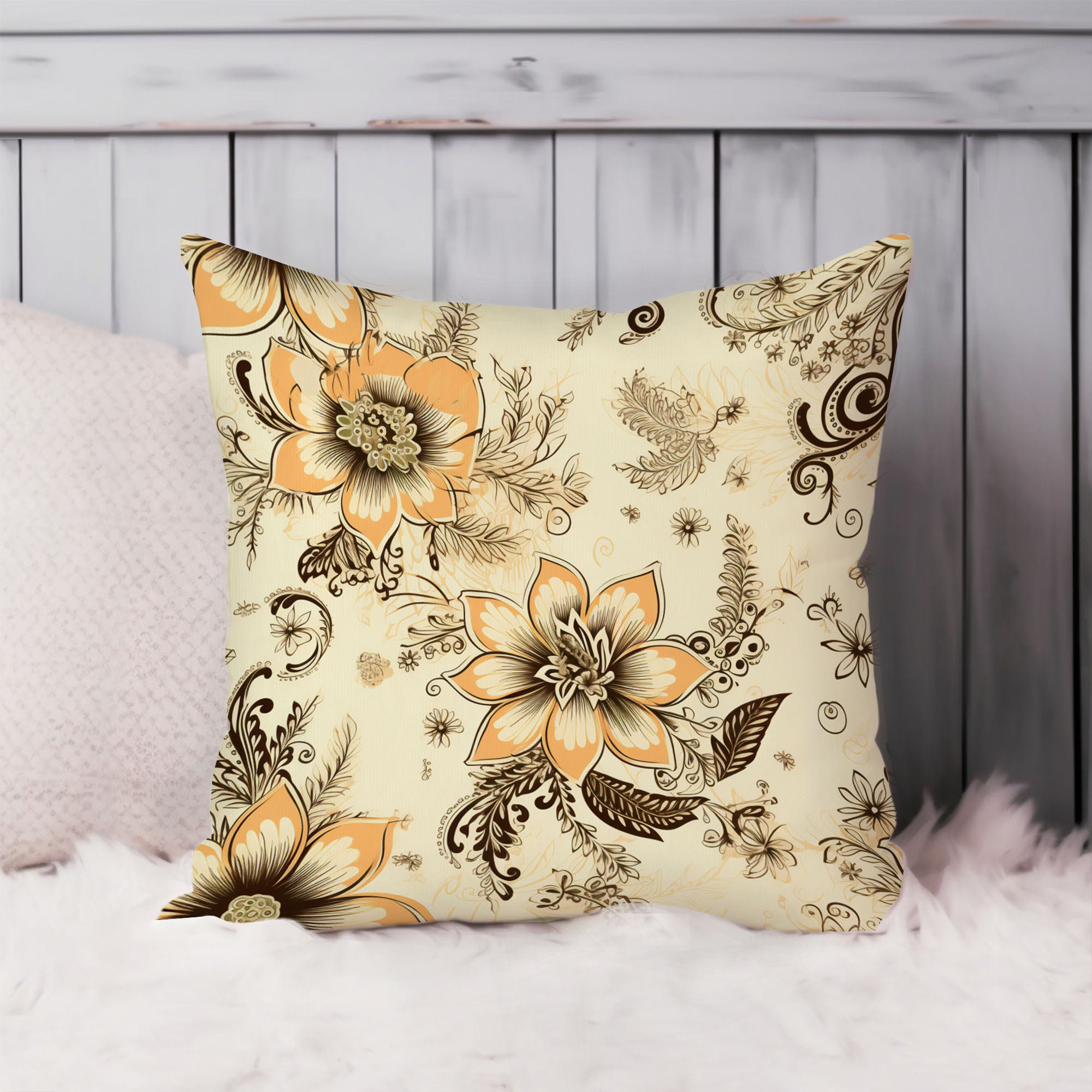 Ethan Taylor Floral Boho Henna Flowers XI Bohemian | Wayfair