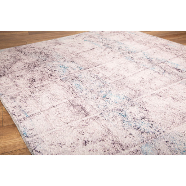 Ivy Bronx Dajaun White Abstract Polyester Digital Print Decorative Area ...