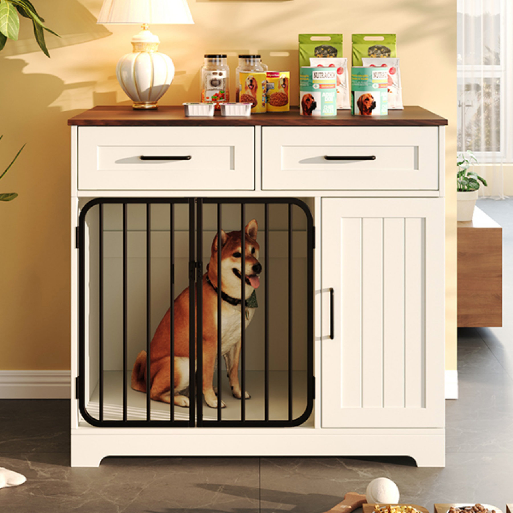 Terrific Dog Storage Cabinet Photos