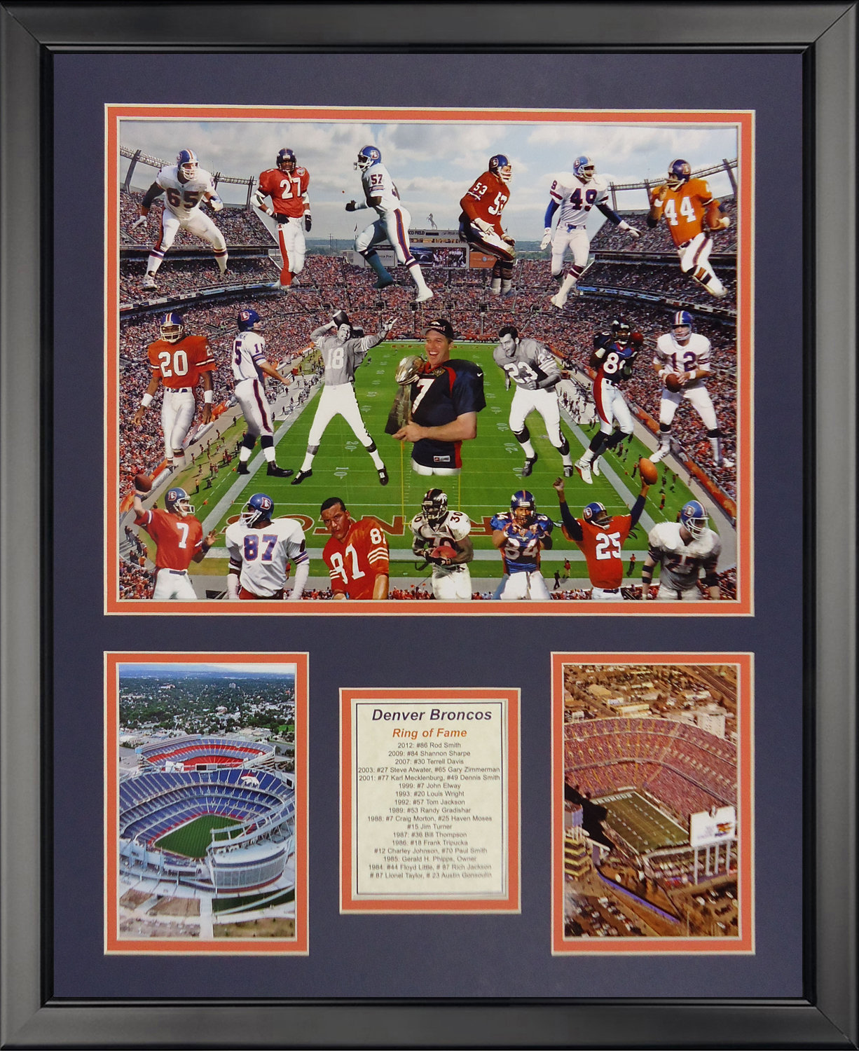 Legends Never Die NFL Denver Broncos - Bronco Greats Framed Memorabili ...