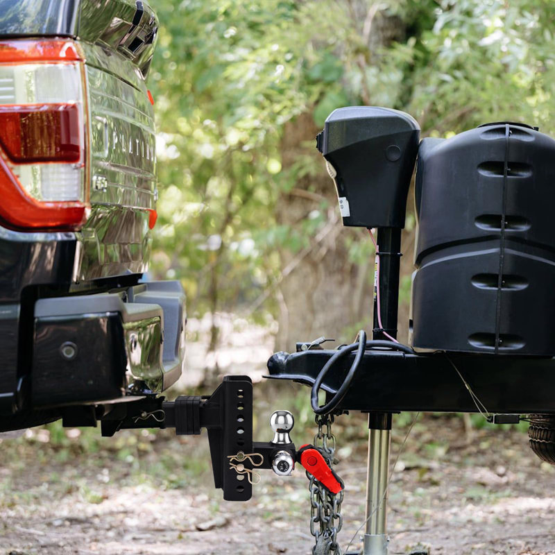 TECSPACE Adjustable Trailer Hitch Ball Mount | Wayfair