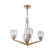 Mercer41 James-Rance 4 - Light Geometric Chandelier | Wayfair