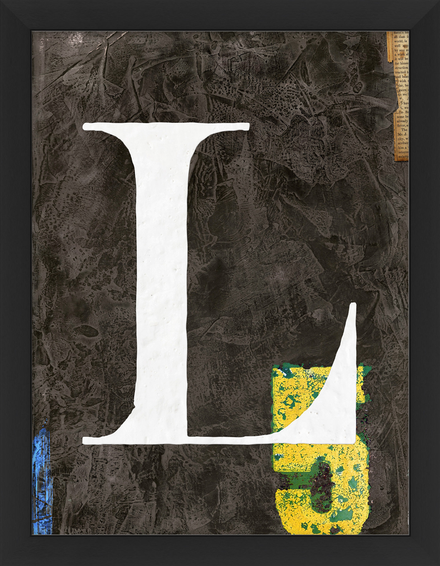 Wendover Art Group Alphabet "L" - Picture Frame Textual Art on Paper ...