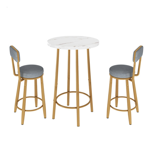 Mercer41 Jaymen 3 - Piece Dining Set & Reviews | Wayfair