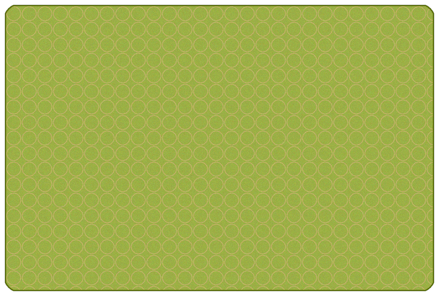 Carpets for Kids Comforting Circles KIDSoft™ Tufted Green/Tan Area Rug ...