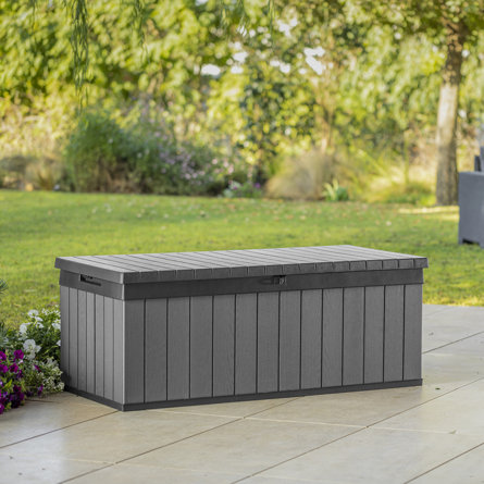 Keter Keter Darwin Outdoor Garden Storage Box 380L | Wayfair.co.uk