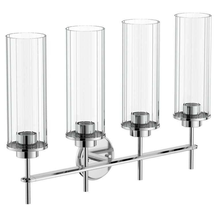 Moen Greenfield Four-Globe Bath Vanity Light | Wayfair
