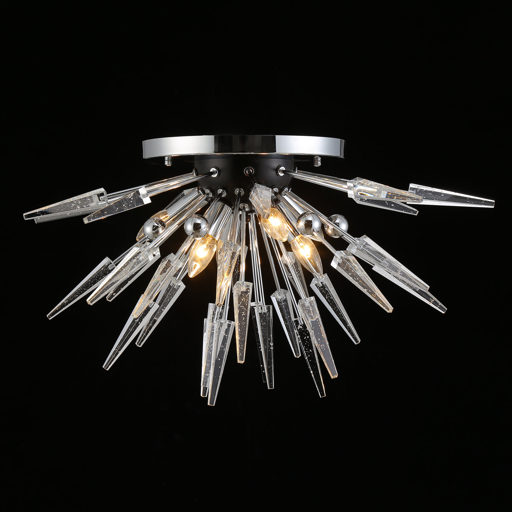 Wrought Studio™ Altemos 5-Light Semi-Flush Mount Sparta Sputnik ...