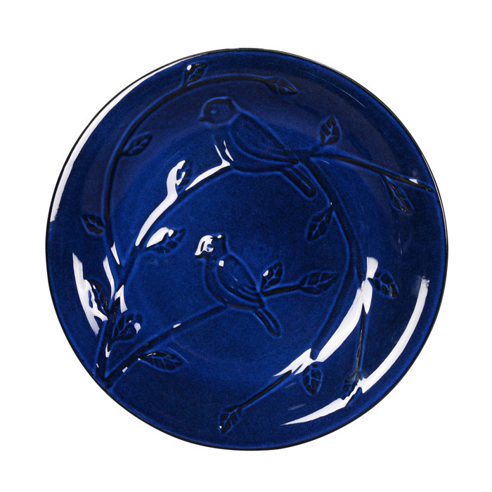 Red Barrel Studio® Otaki Ceramic Sundial Birdbath & Reviews | Wayfair
