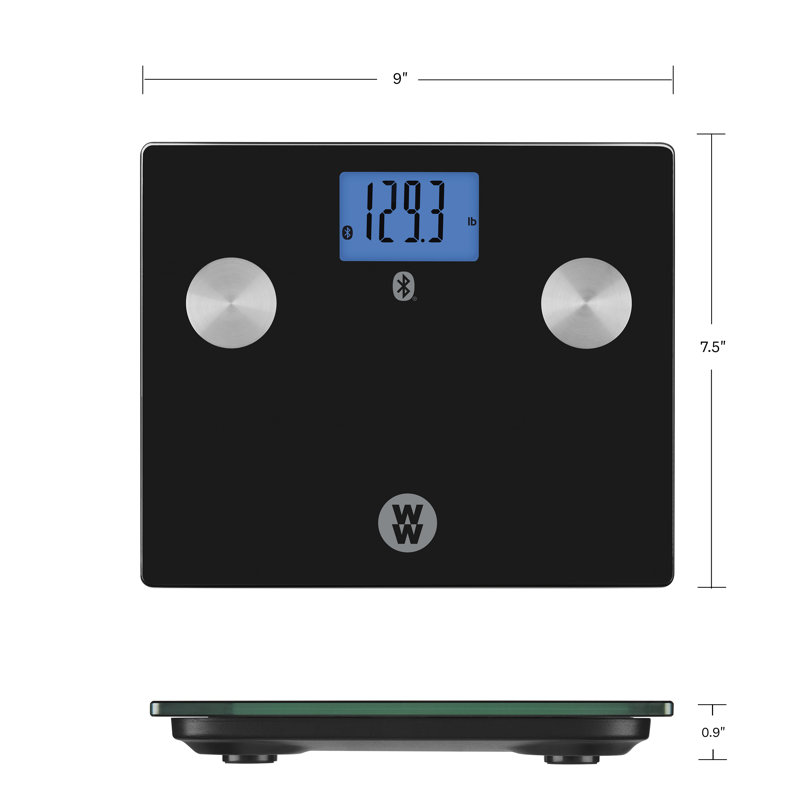 Conair Weight Watchers Bluetooth Ultra-compact Body Analysis Scale By ...