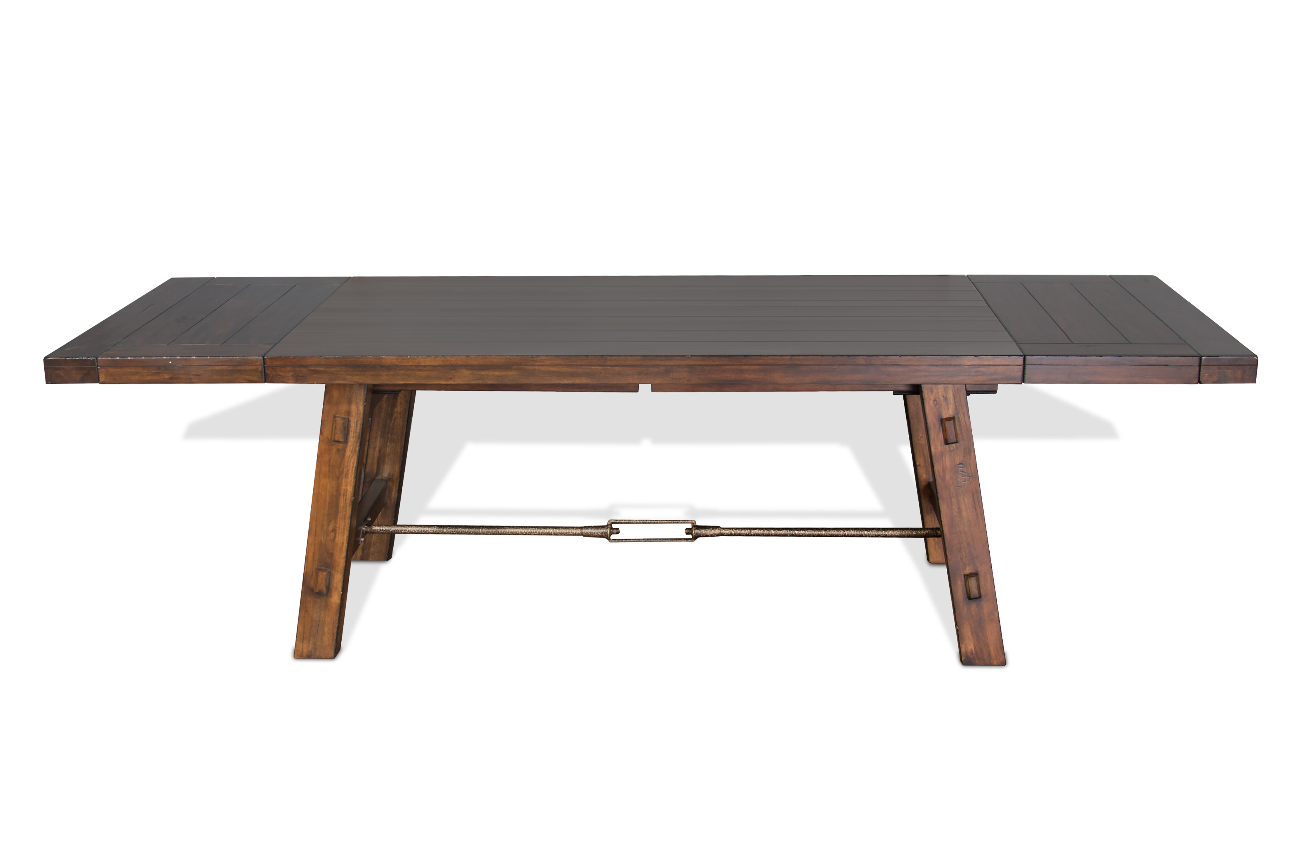The Twillery Co. Coweta Extendable Mahogany Solid Wood Dining Table ...