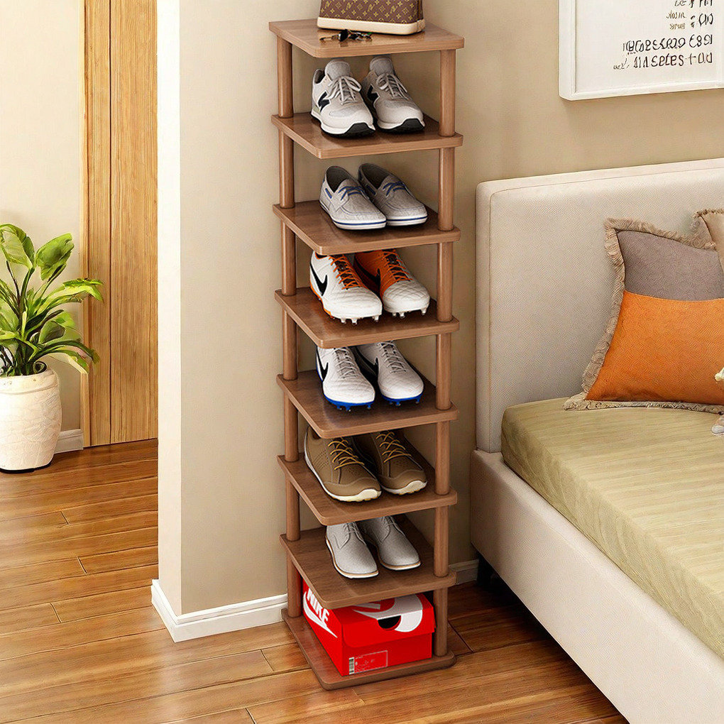 Rosem May 8 Tier 7 Double Corner Shoe Rack | Wayfair